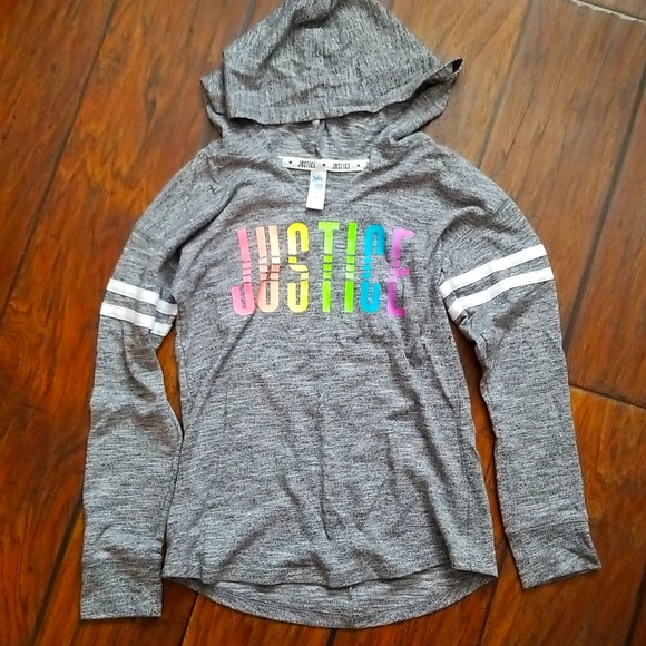 Justice | Shirts & Tops | Nwot Justice Girls Hoodie | Poshmark